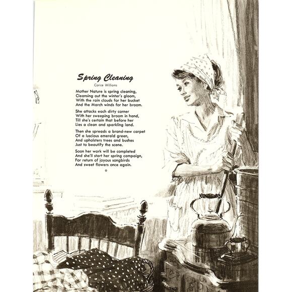 None and/or Unknown | Other | Spring Cleaning Carice Williams 97s Poem ...
